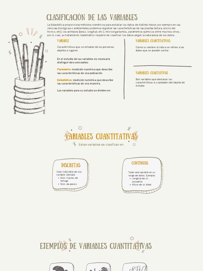 Tipos de variables en estadistica | PDF | Estadísticas | Science