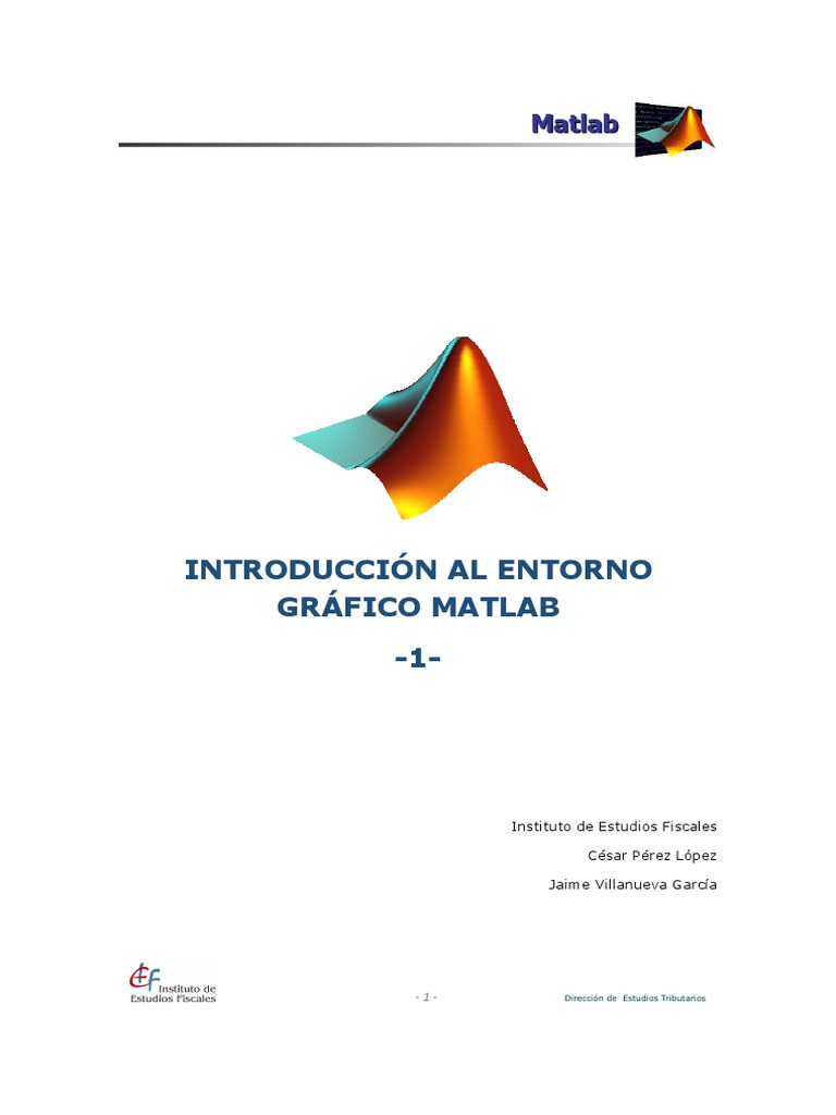1 - IntroduccionEntornoMatlab | Descargar gratis PDF | Matlab | Lenguaje de programación