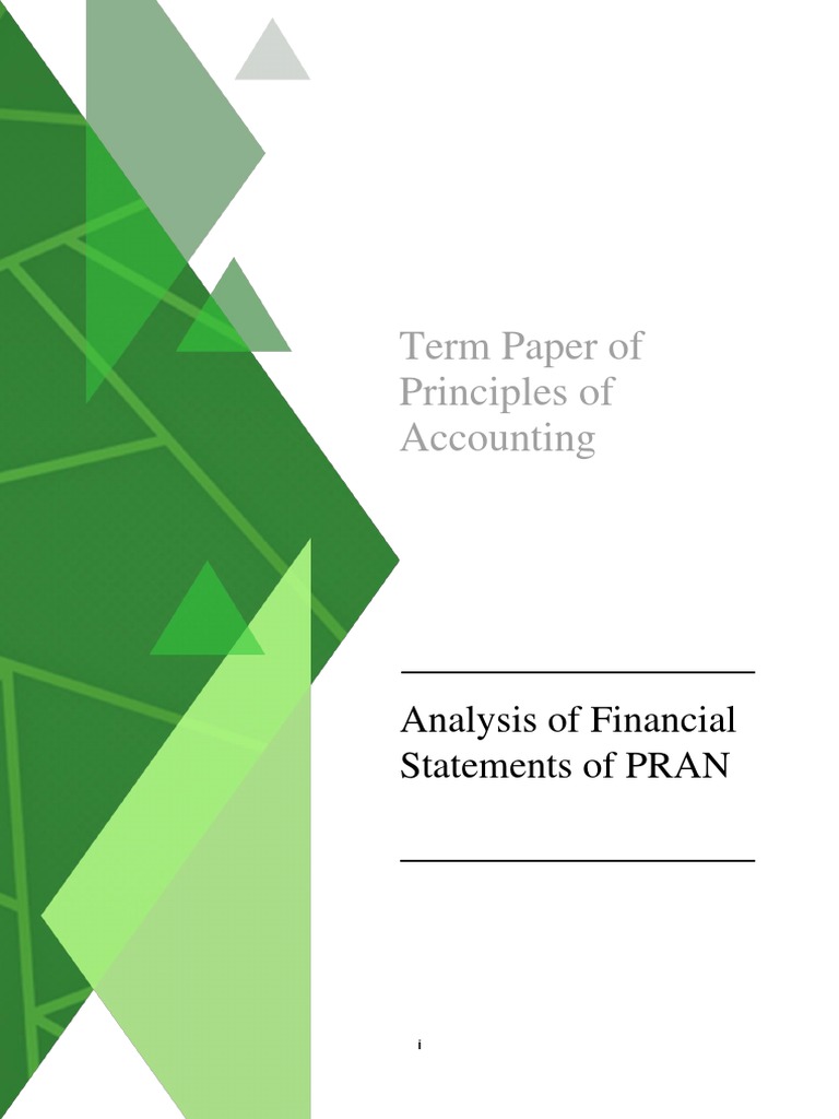 Group 5 Accounting Term Paper | PDF | Gross Margin | Margin (Finance)