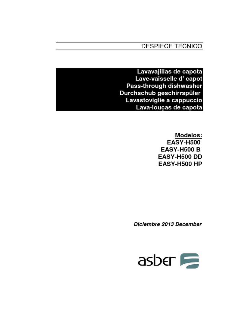 Asber Easy-H500 | PDF | Screw | Manufactured Goods