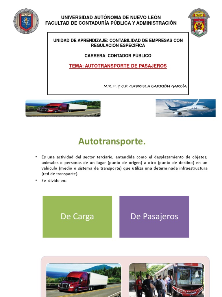 Autotransporte de Pasajeros | PDF | Transporte | Transporte de tierra