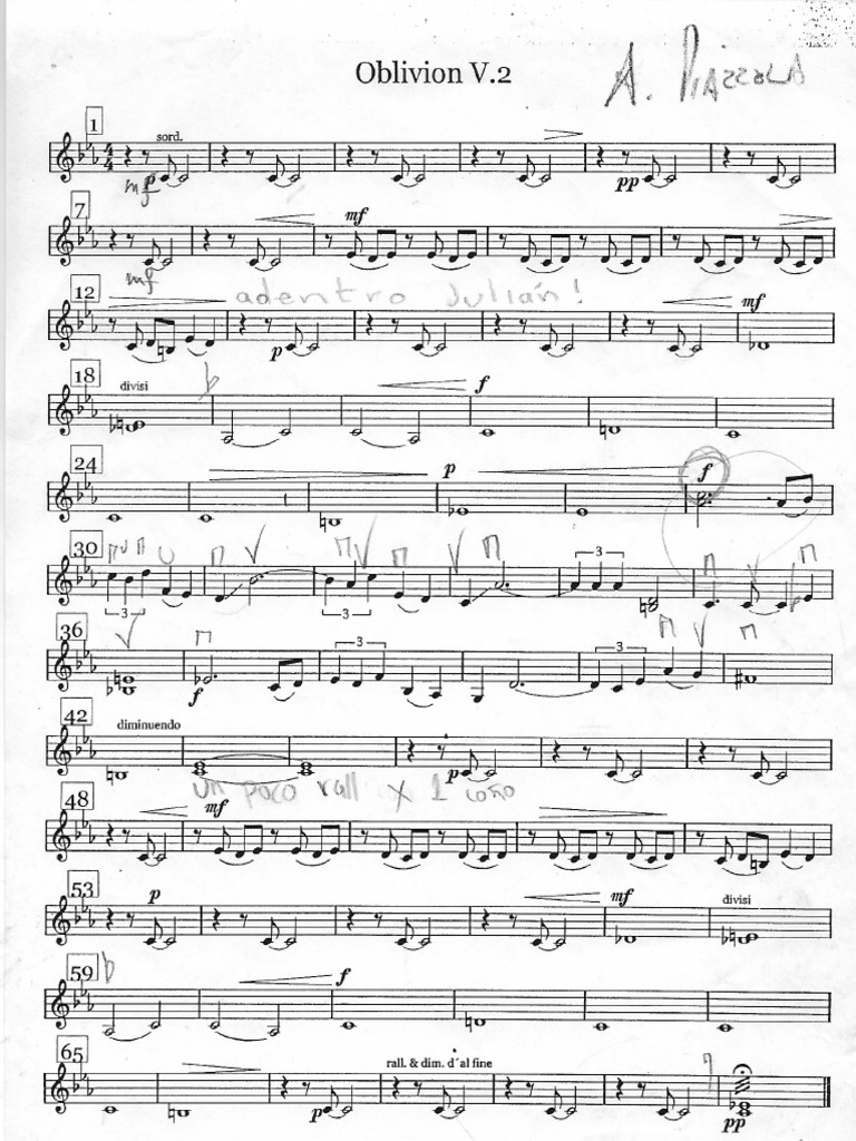 Oblivion Violin II | PDF