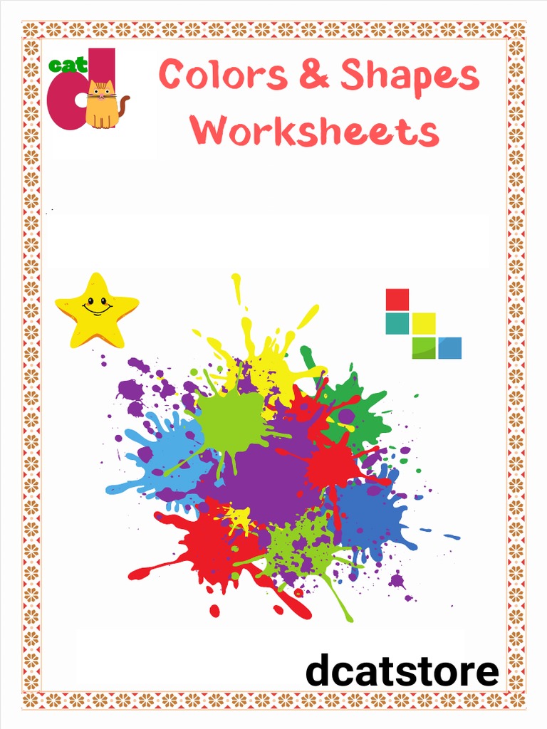 Colors & Shapes Worksheets | PDF