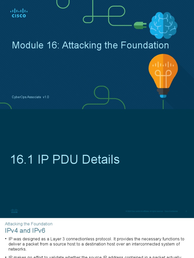 Attacking The Foundation - Modified | PDF | Transmission Control Protocol | I Pv6