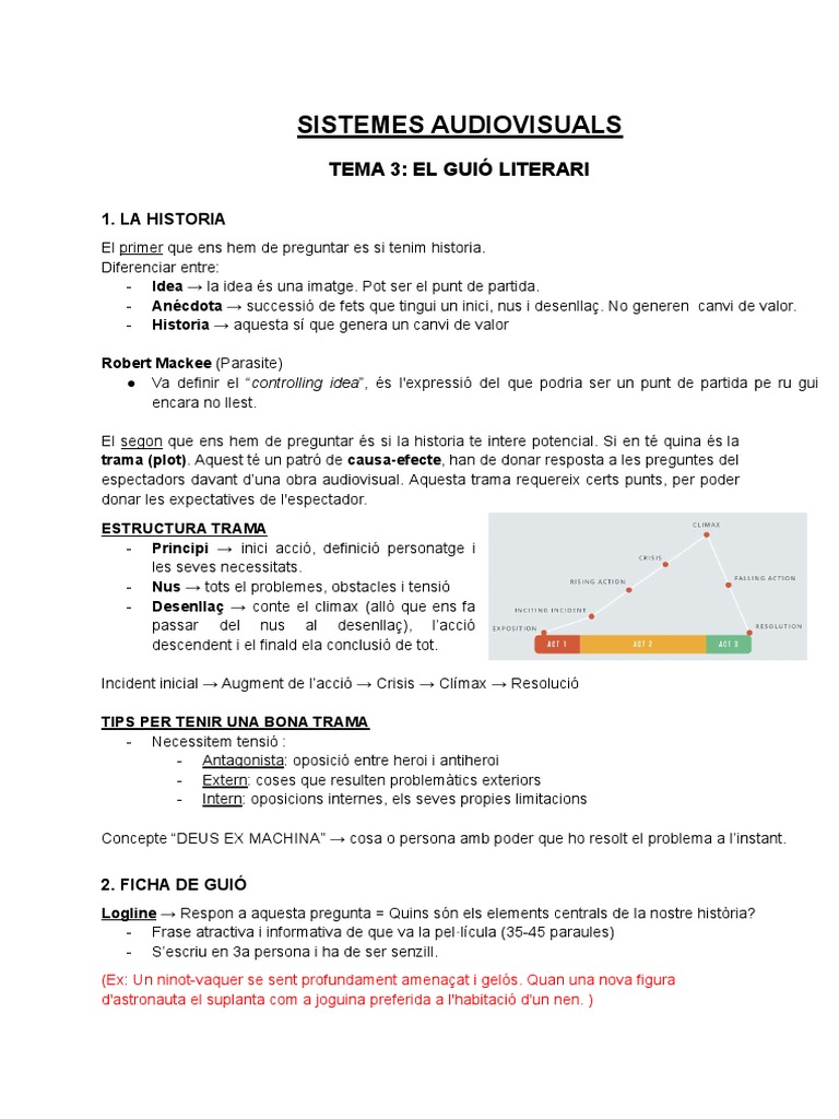 T3 - El Guió Literari | PDF