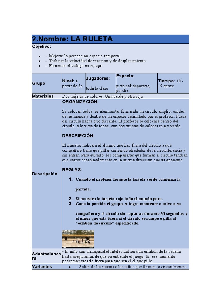 La Ruleta | PDF