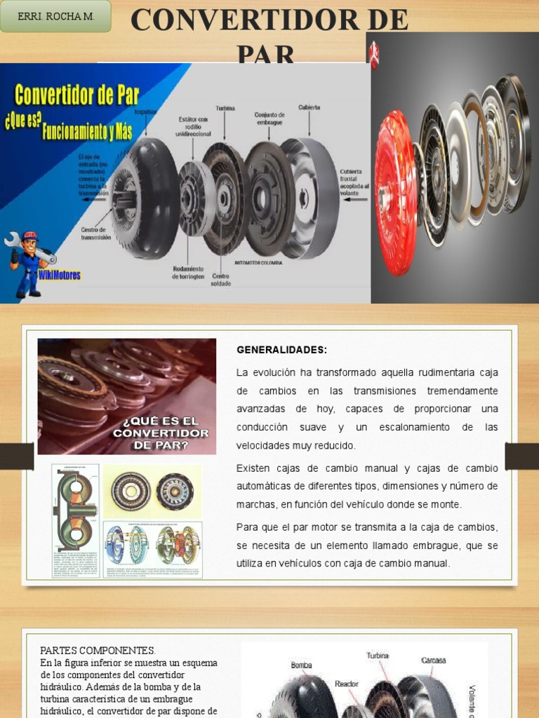 Convertidor de Par | PDF | Tecnologías automotrices | Vehículos terrestres
