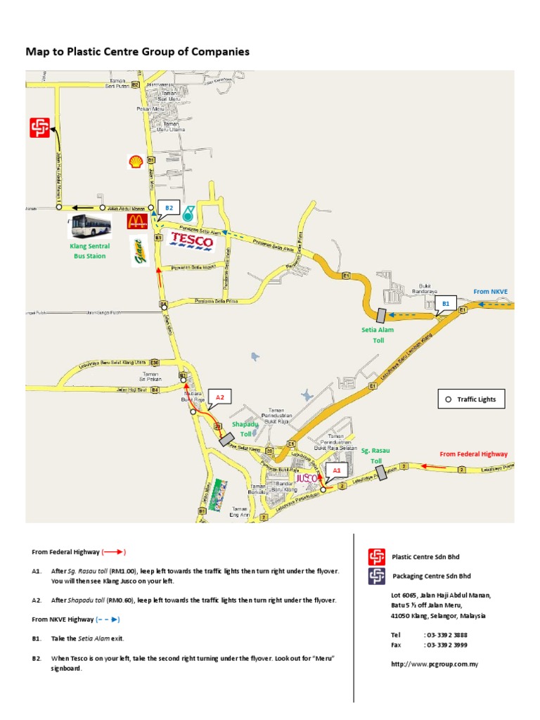 Directions to Plastic Centre Group | PDF | Business