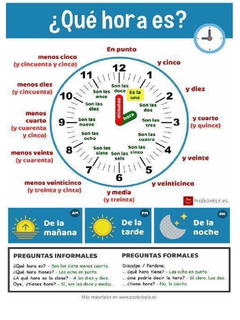 La Hora (The Time) | PDF
