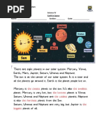 The Solar System (Answer Key) | PDF | Solar System | Natural Satellite