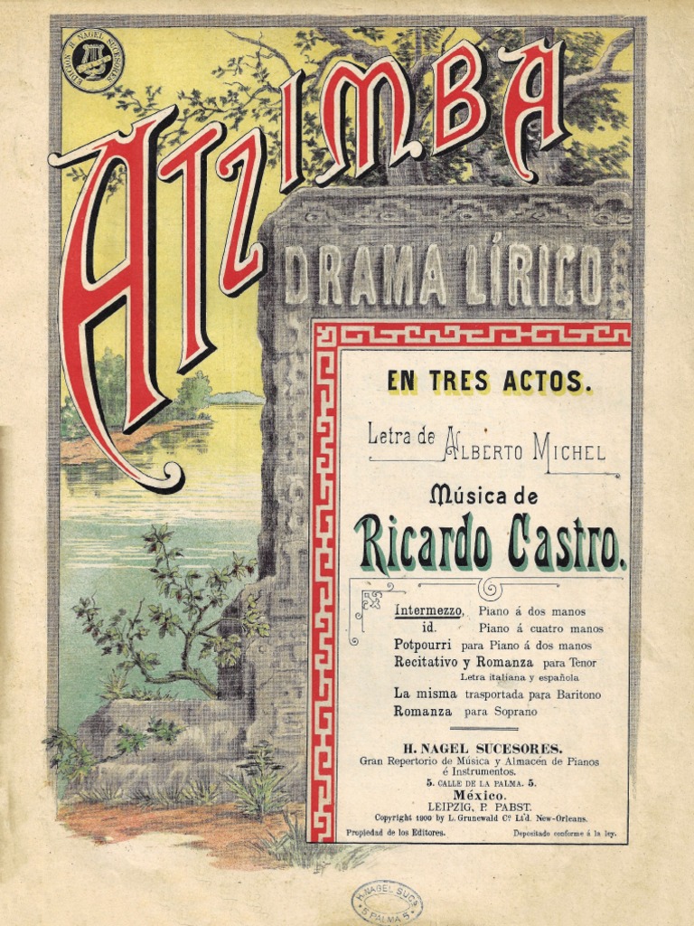 Ricardo Castro - Atzimba - Intermezzo para Piano Solo | PDF