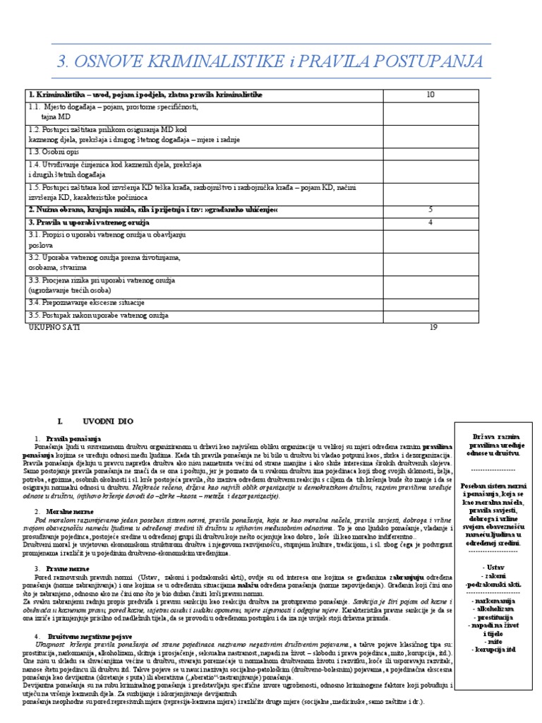 Osnove KRIMINALISTIKE | PDF