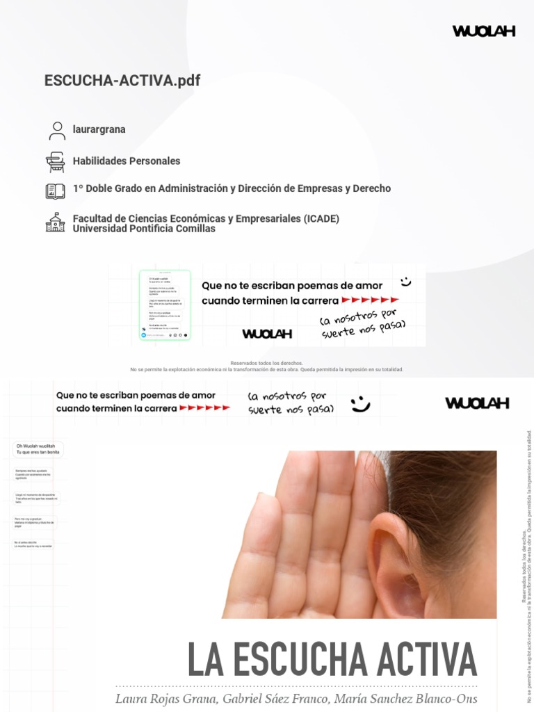 Wuolah Free ESCUCHA ACTIVA | PDF