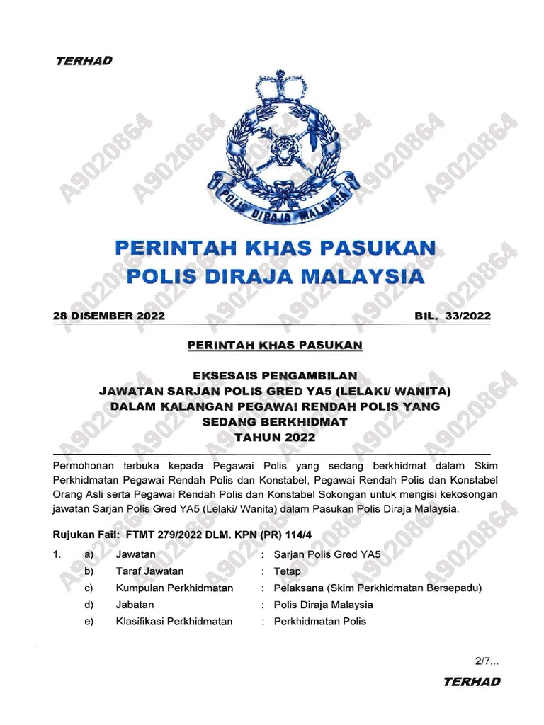 Arahan Esiar Ya5 | PDF