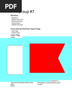 Letter Flags (With ICS Meaning) : International Code of Signals | PDF ...