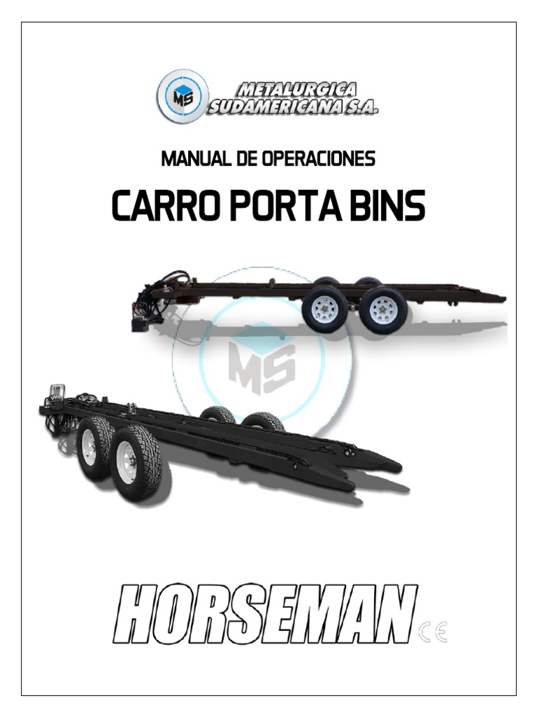Guía completa para la operación y mantenimiento de un carro porta bins ...