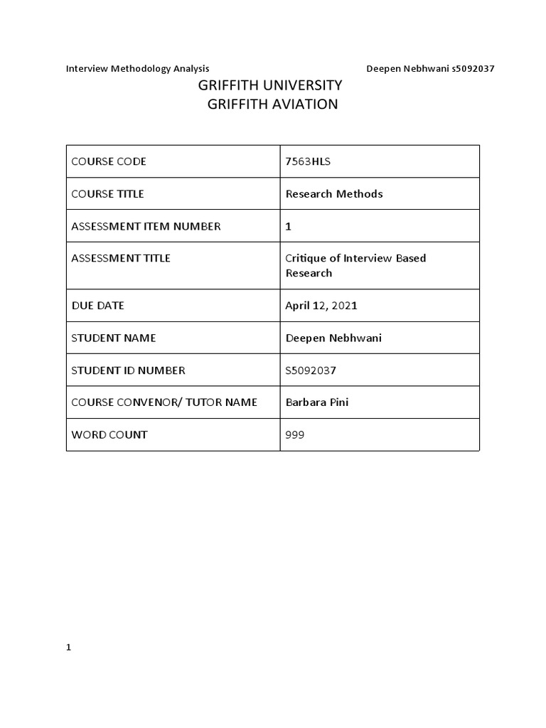 Research Methods Task 1 | PDF | Focus Group | Sampling (Statistics)