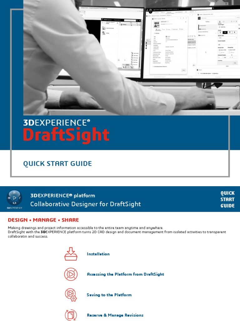 3DX DraftSight Quick Start Guide | PDF | Computing Platforms | Microsoft Windows