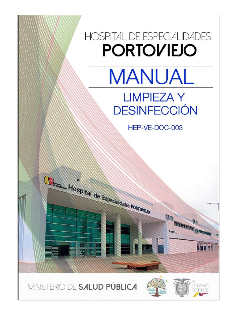 Hep Ve Doc 003 Manual de Limpieza y Desinfección | PDF | Hospital | Infección