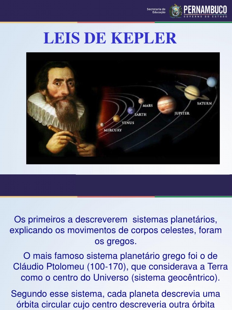 Aula - Leis de Kepler | Download grátis PDF | Nicolau Copérnico | Órbita