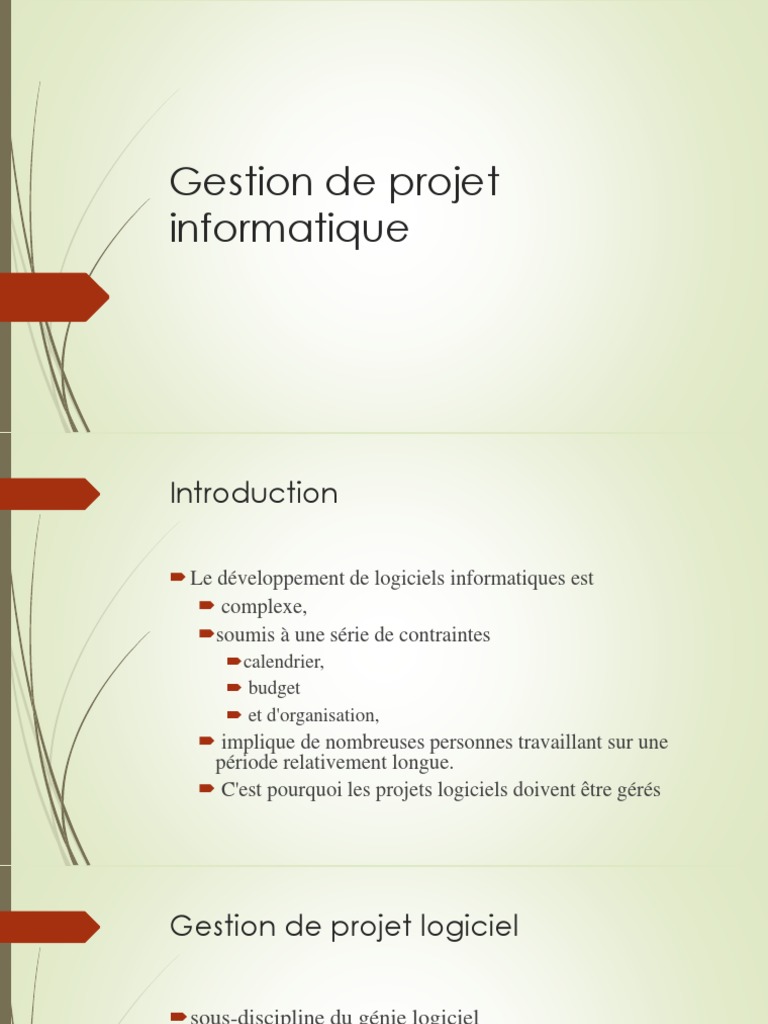 Chapitre 3 | PDF | Gestion de projet | Planification