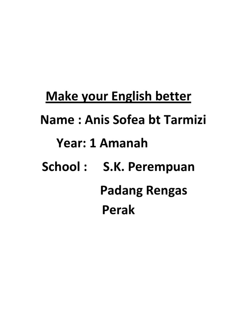English Storybook for Children | PDF