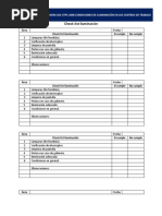 Check List Tanque de Gas LP | PDF | Tanques