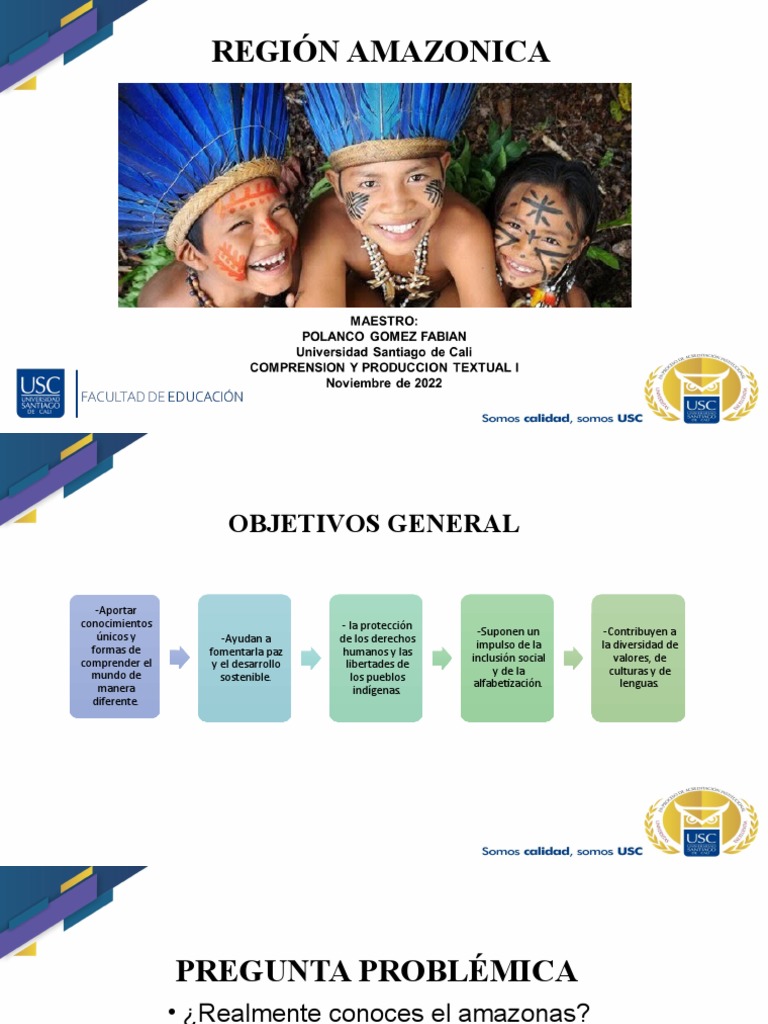 Diapositivas CCPT | PDF | río Amazonas | Selva amazónica