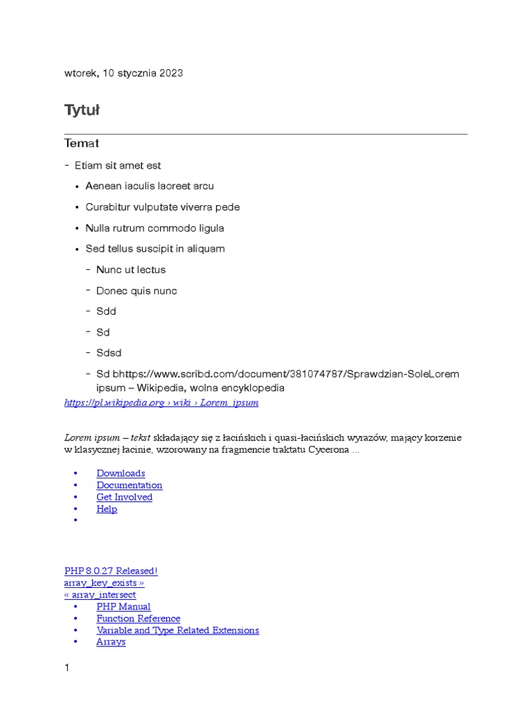 Lesson 1 | Download Free PDF | Php | Software Engineering