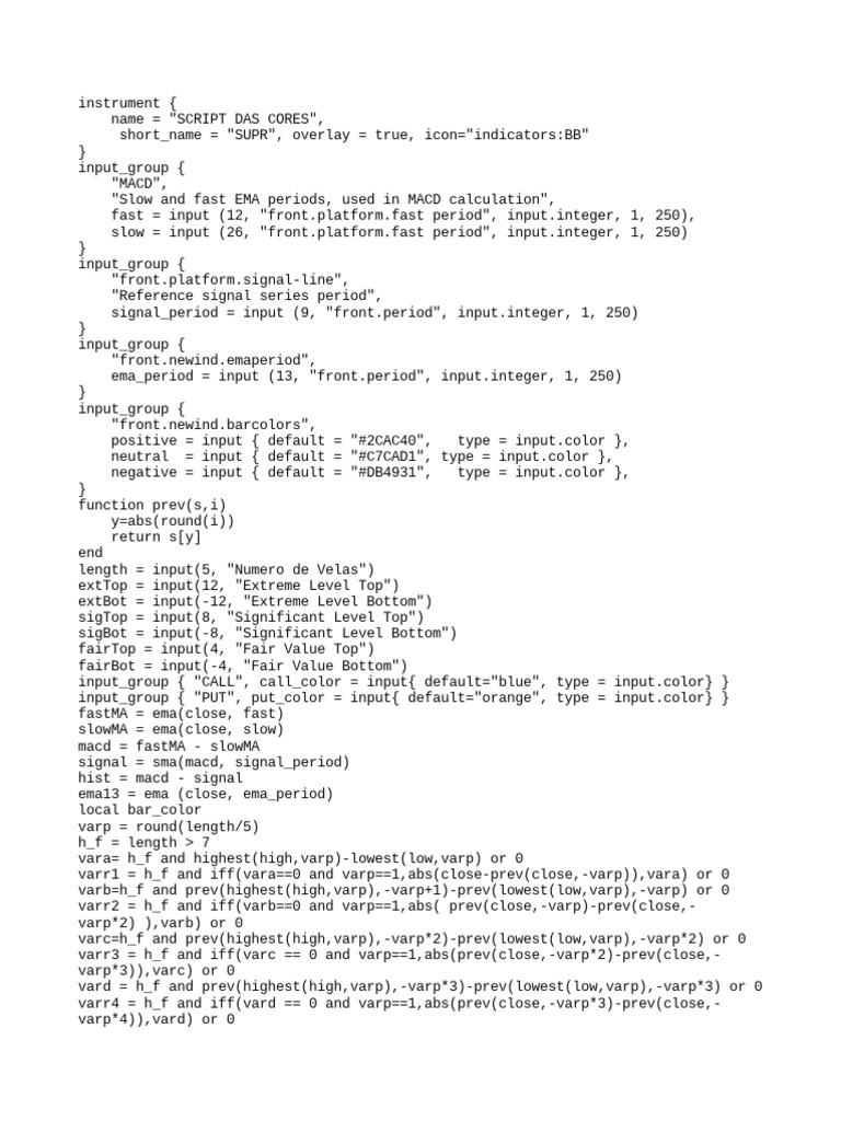 IQ Option Candle Color Script | PDF | Analysis | Pseudoscience