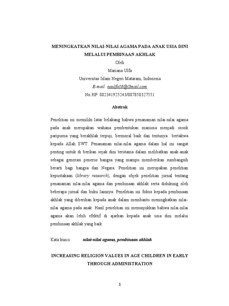 Mariana Ulfa (160110007) | PDF