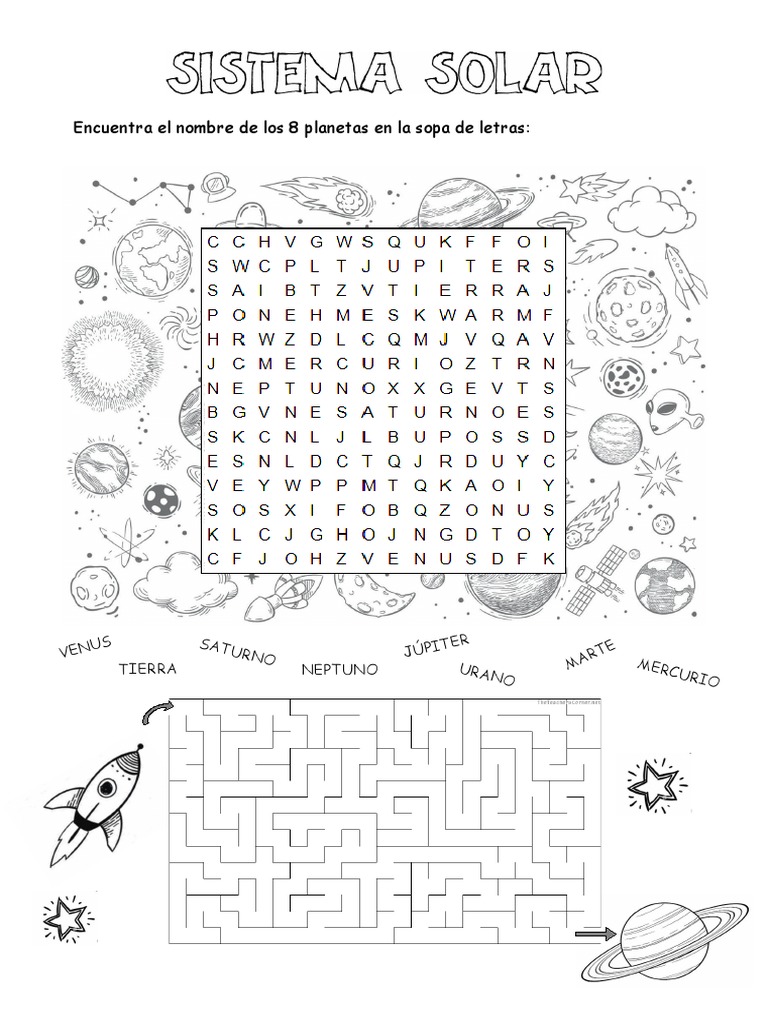 Ficha Planetas | PDF