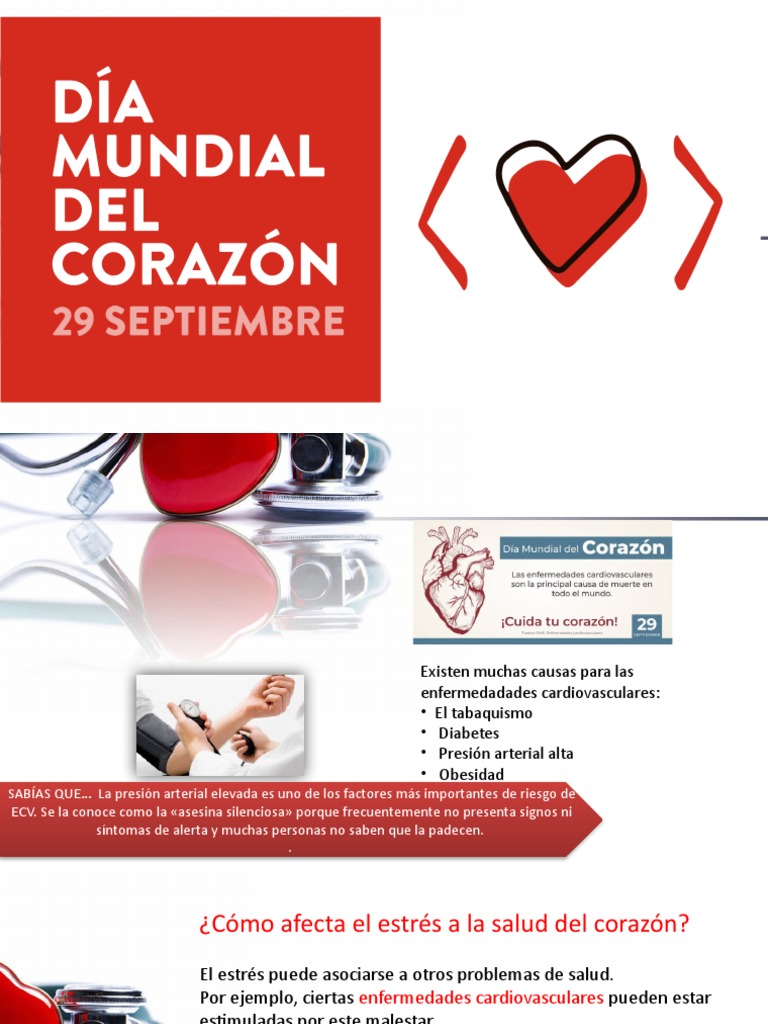 Dia Mundial Del Corazon | PDF | Enfermedades cardiovasculares | Nicotina