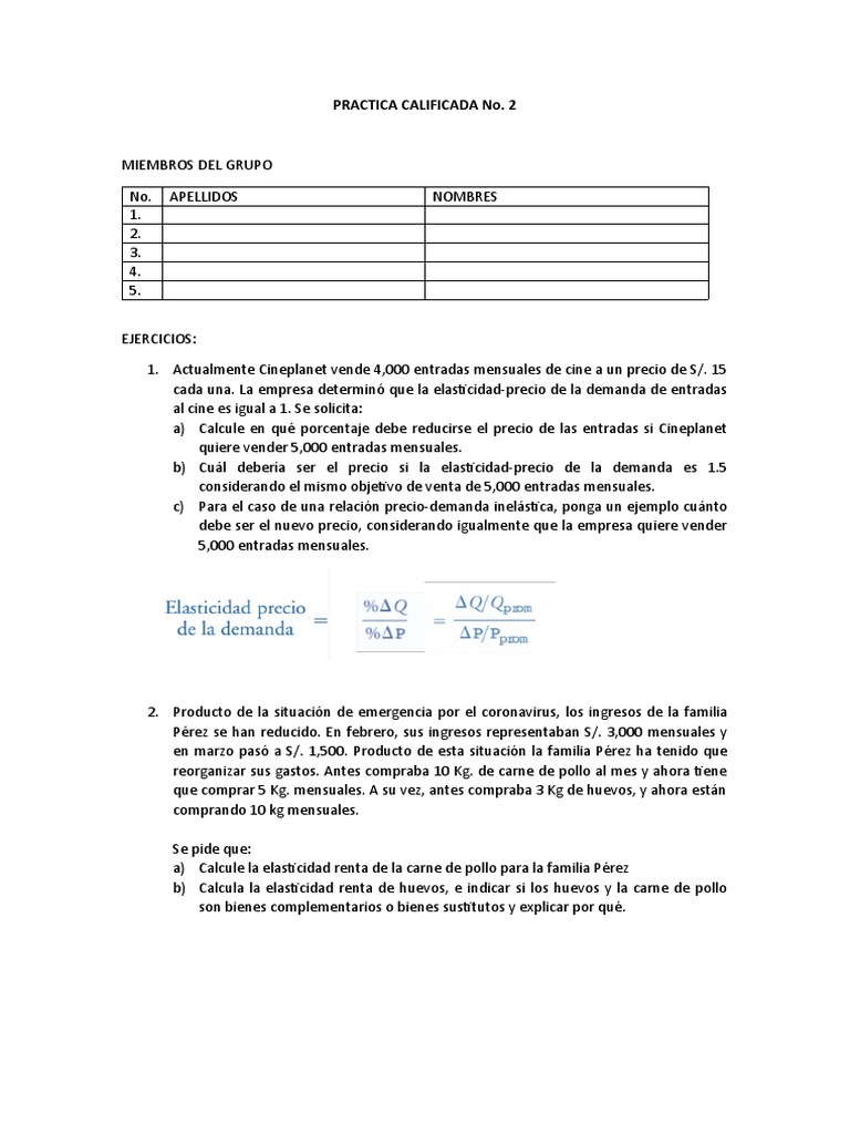 PRACTICA CALIFICADA No2 | PDF
