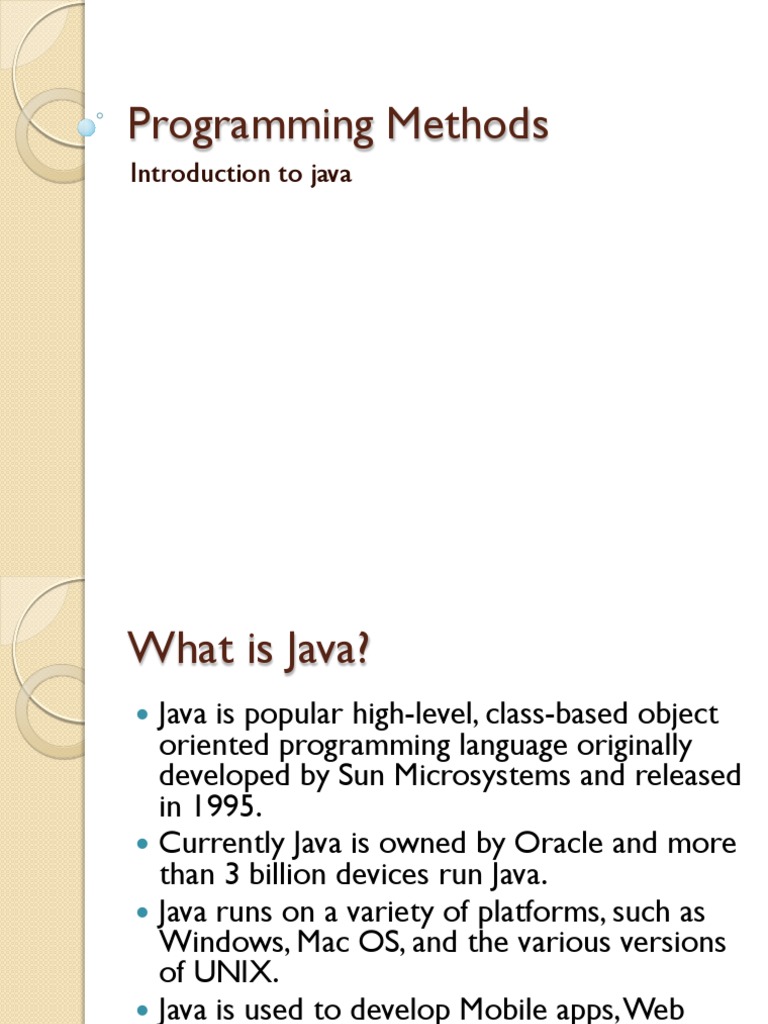 Java (1) Lectures | PDF | Java (Programming Language) | Data Type