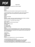 Assignment - 1 - Compiler Design | PDF | Parsing | Compiler