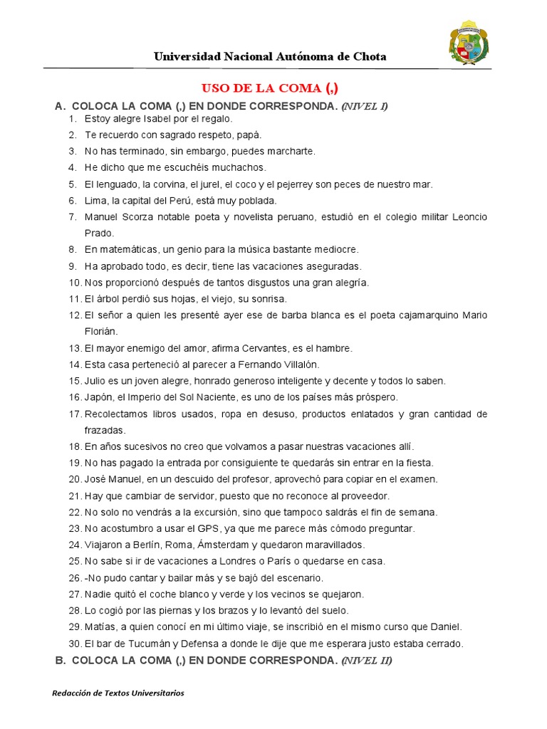 3B. Ejercicios de La Coma | PDF