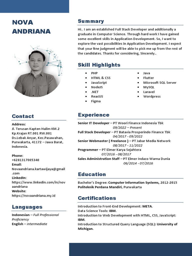Nova's Resume New - Compressed | PDF | Computing | Software Development