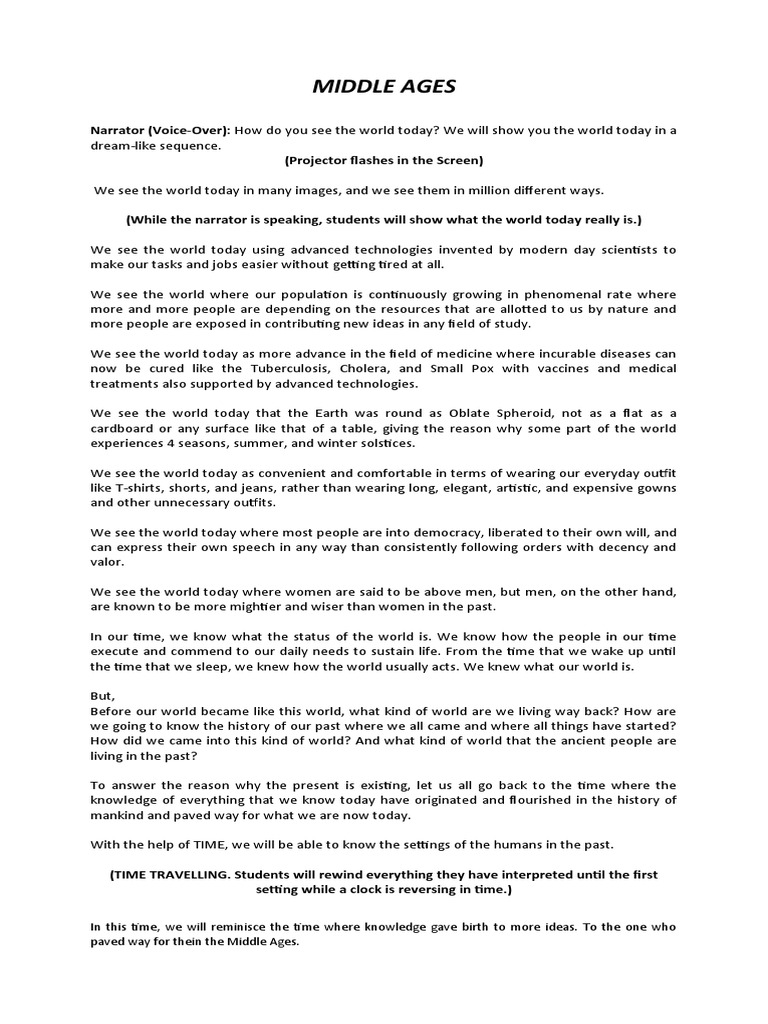 Middle Ages Script in History Final | PDF | Charlemagne