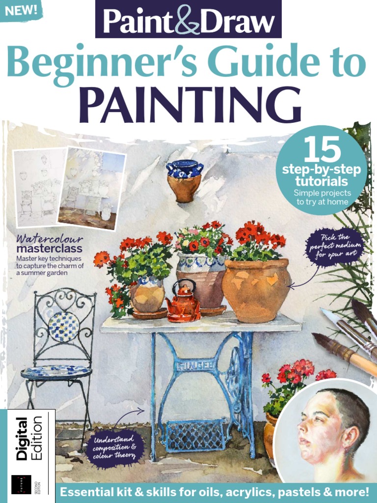 Paint & Draw Beginner's Guide To Painting Second Edition | PDF | Oil ...