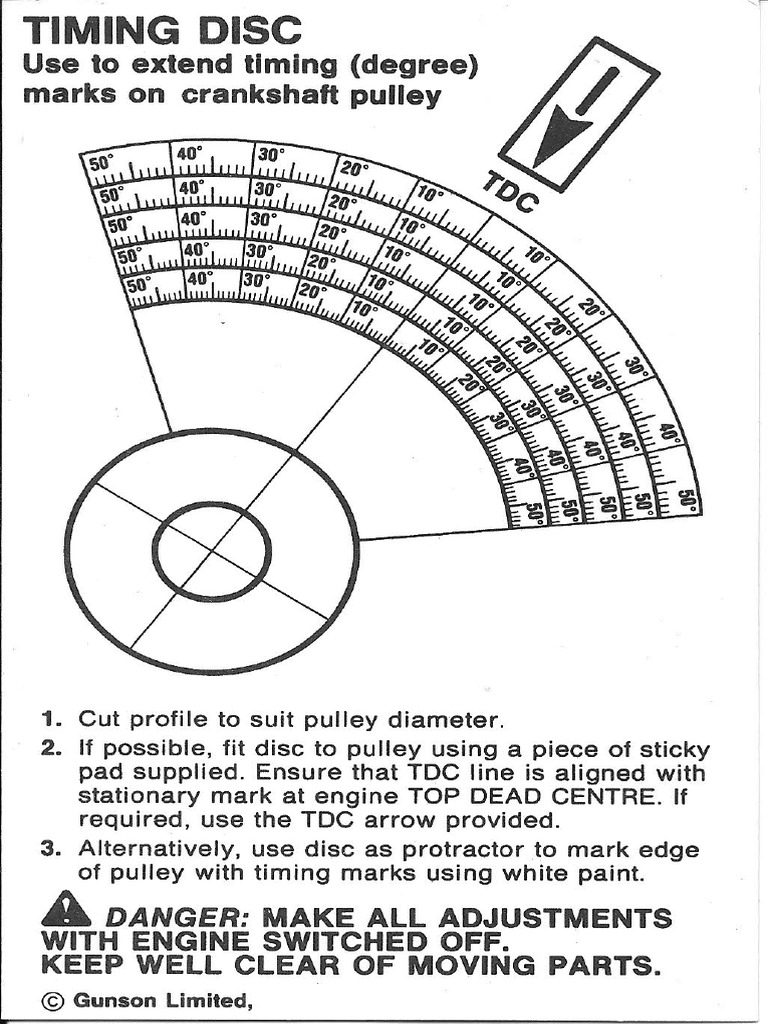 Crankshaft Timing Disc | PDF
