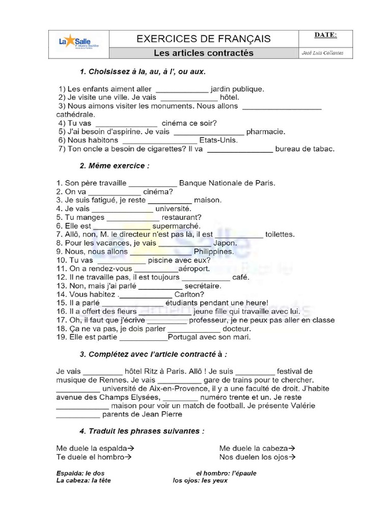 Article Contracte Exercice 1 | PDF