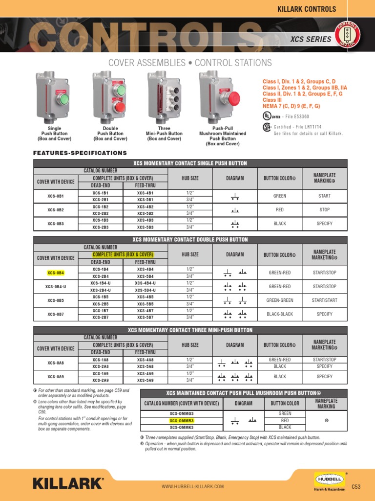XCS Killark | PDF | Switch | Electrical Components