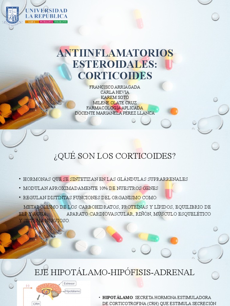 PRESENTACIÓN CORTICOIDES (1) | PDF | Glucocorticoides | Cortisol