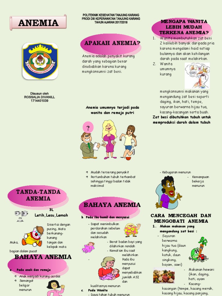 Leaflet Anemia | PDF