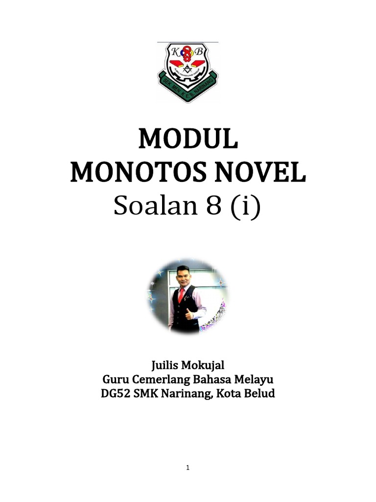 Monotos Novel SPM 2021 | PDF