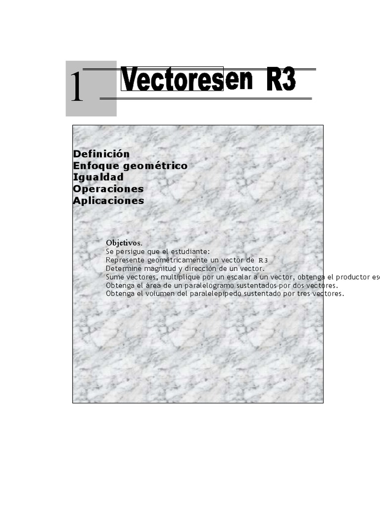 1 Vectores en r3 | PDF | Vector Euclidiano | Tetraedro