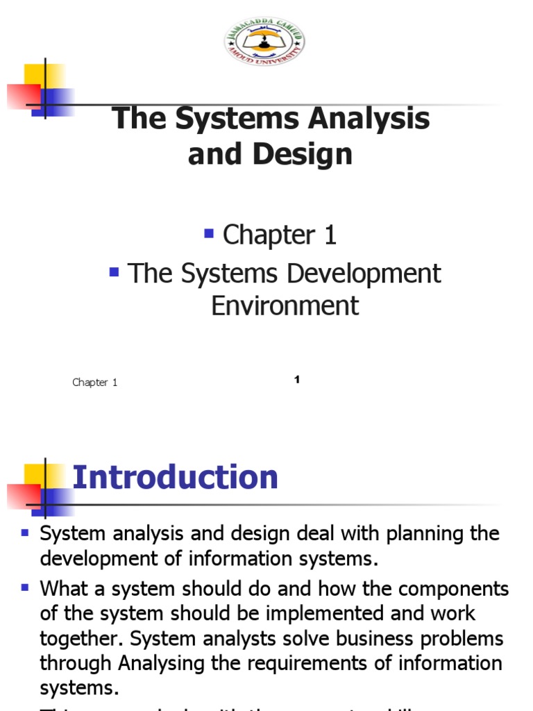 Chapter 1 - Systems Development Environment | PDF | Software ...
