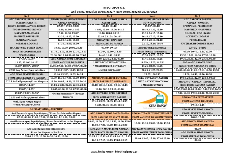 Bus Timetable Sc62c7c79a0fc5a | PDF