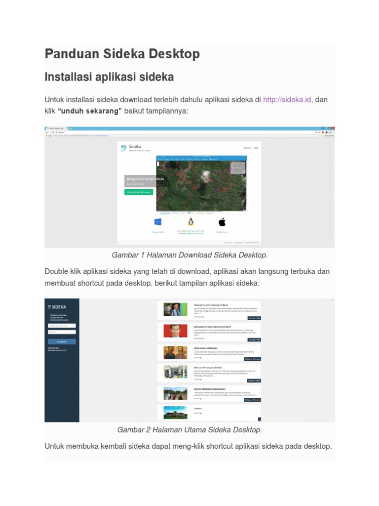 Panduan Sideka Desktop | PDF | Komputer